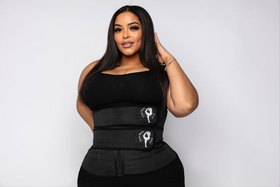 BLACK DOUBLE WAIST BAND | Core waist band